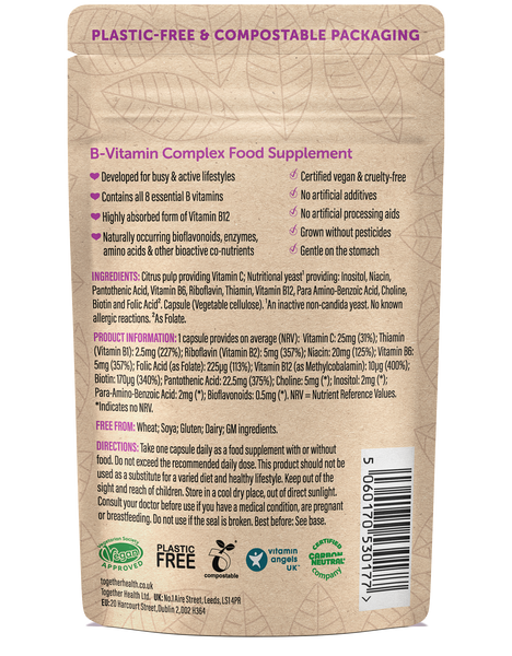 B Complex Vitamin - Supplements & Tablets - Vegan – Together Health