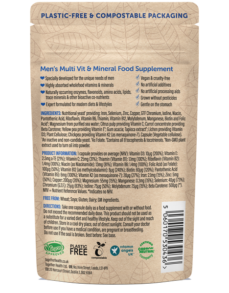 Multivitamin For Men - Vegan - Together Health
